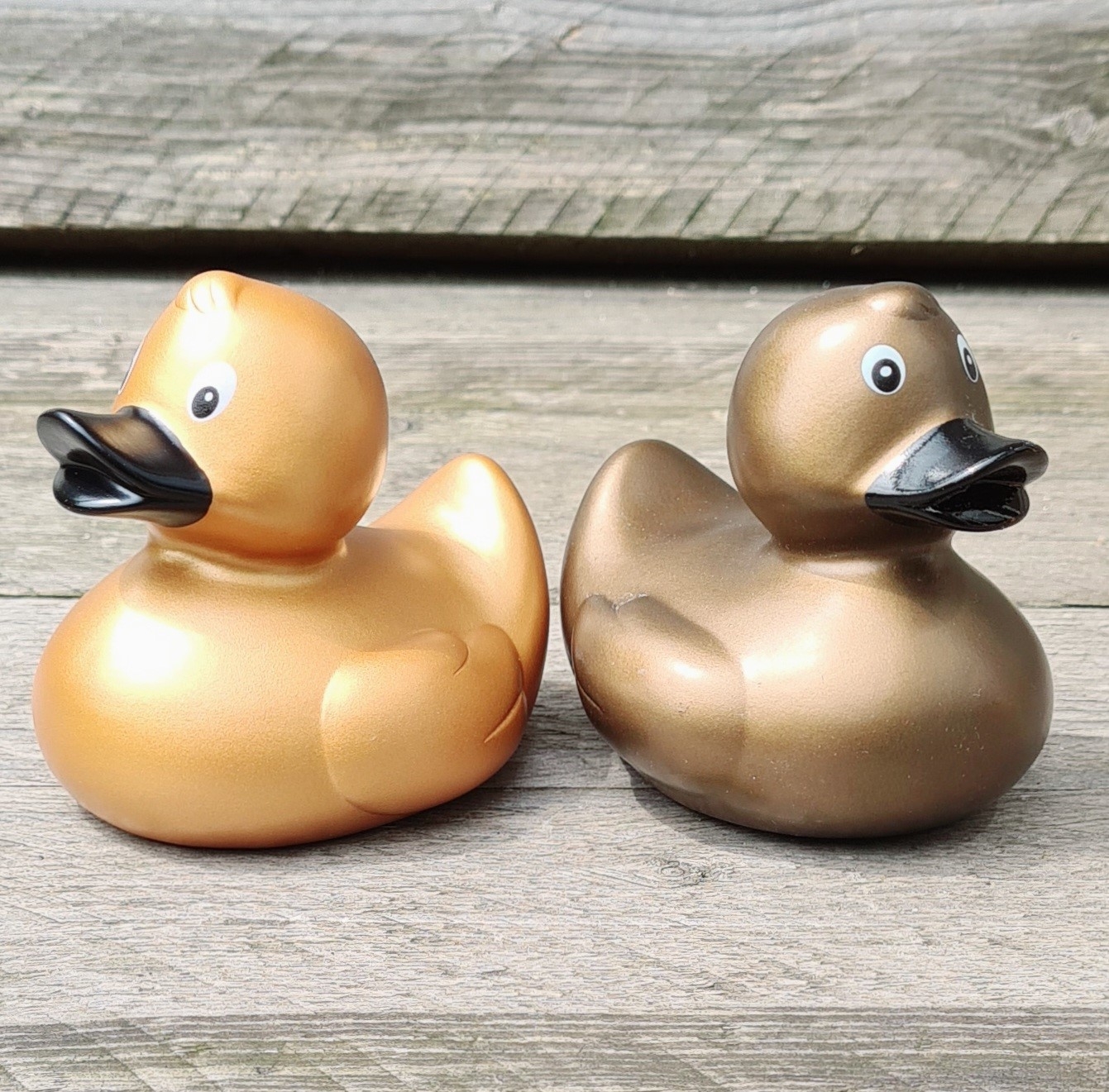 Rubber duck Bronze 8cm