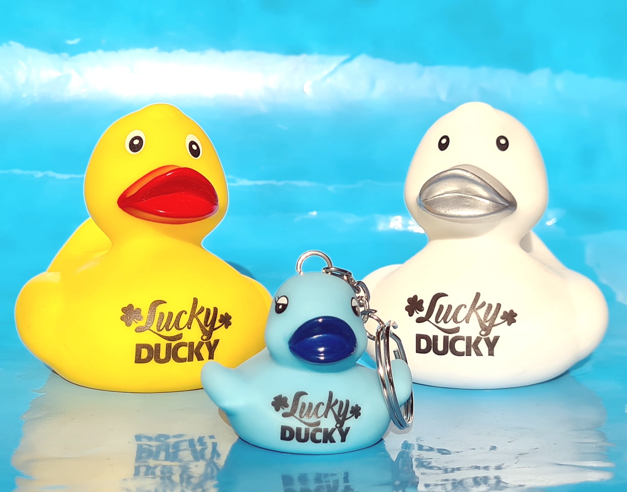 DUCKY TALK LUCKY duck yellow
