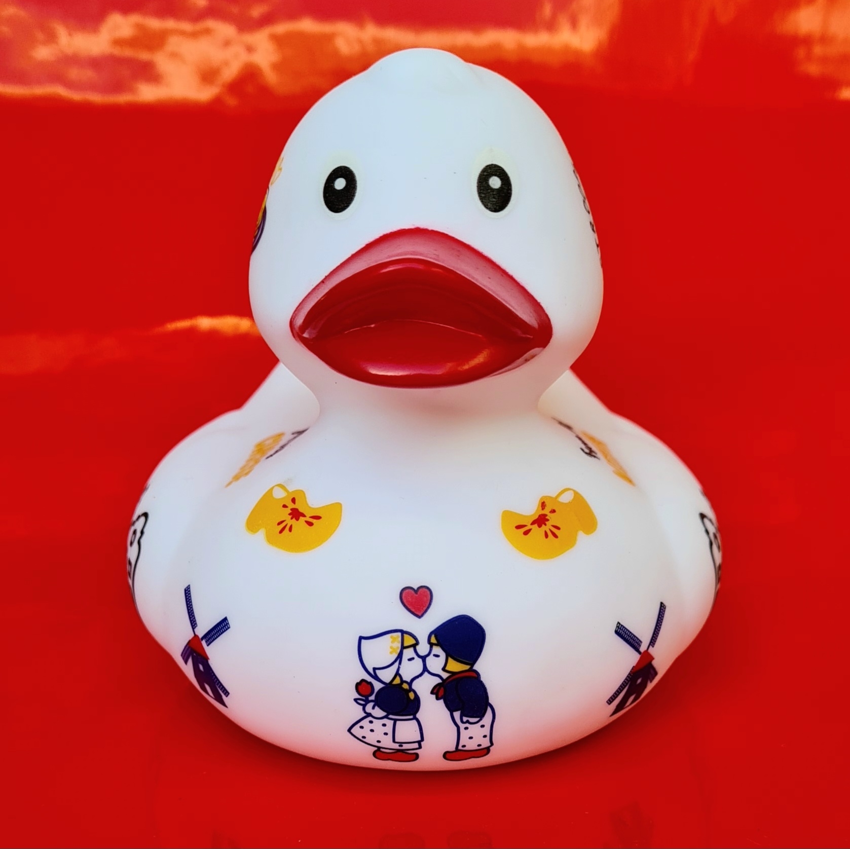 Badeend DUTCH DUCKY Kissing Couple 8 cm B