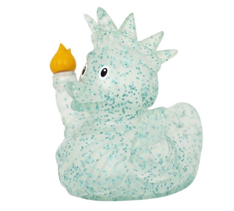 Rubber duck Glitter Statue of Liberty LILALU