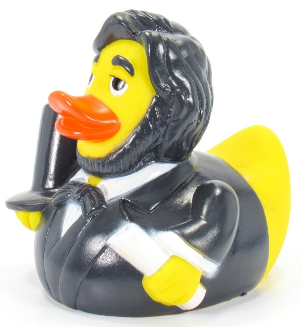 Rubber duck President Abraham Lincoln LUXY