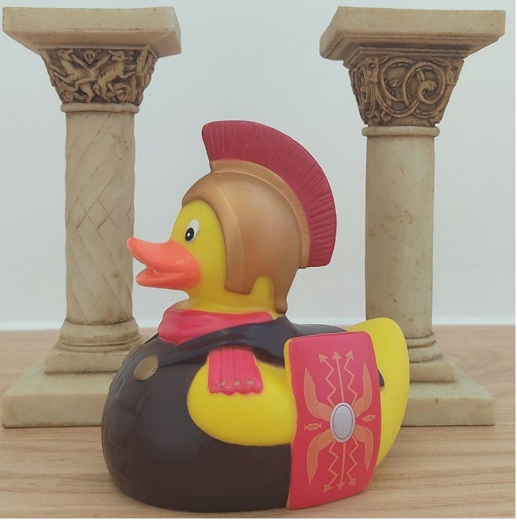 Rubber duck Roman Soldier LUXY