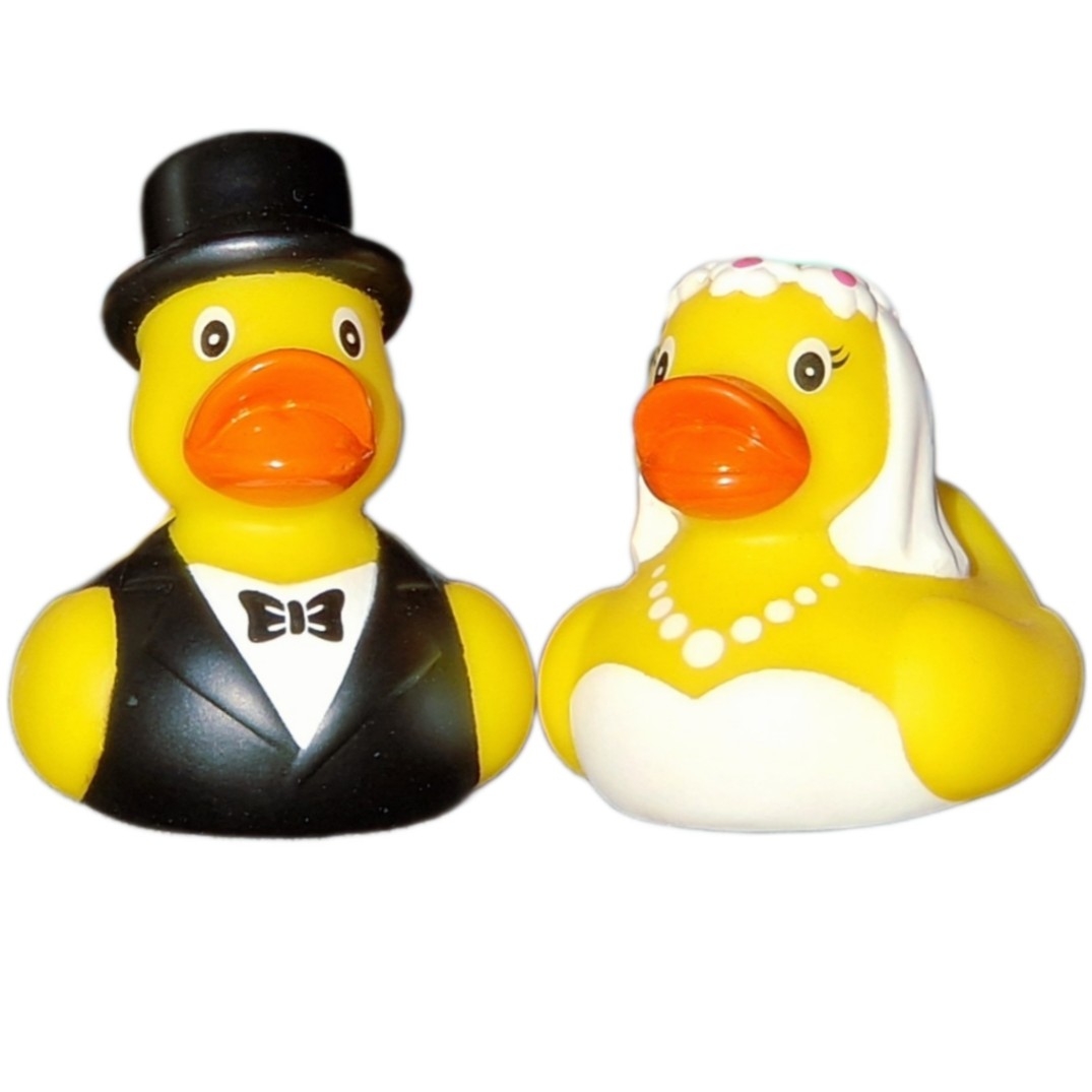 Rubber duck wedding Groom B in a box