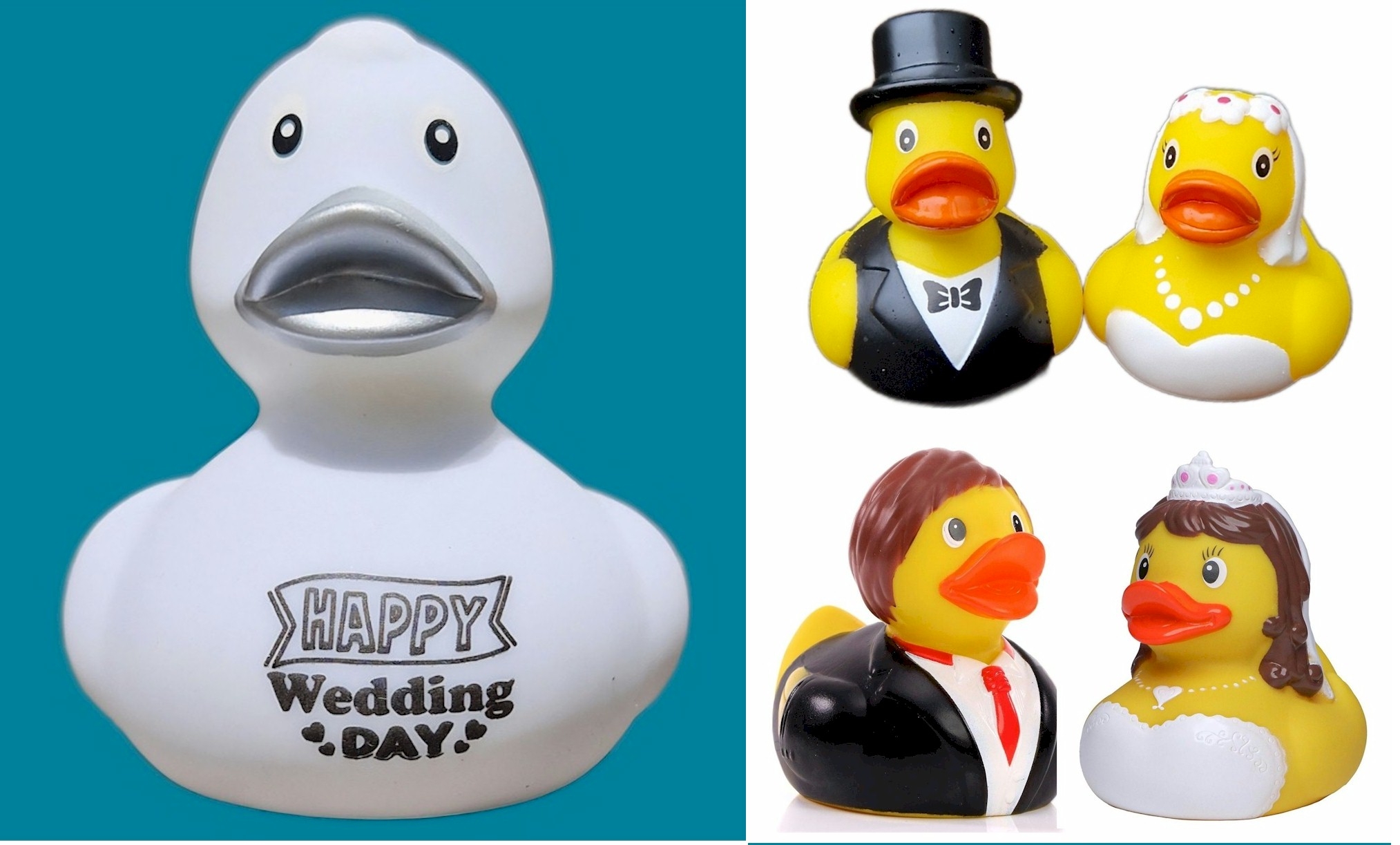 Rubber duck wedding Groom B in a box