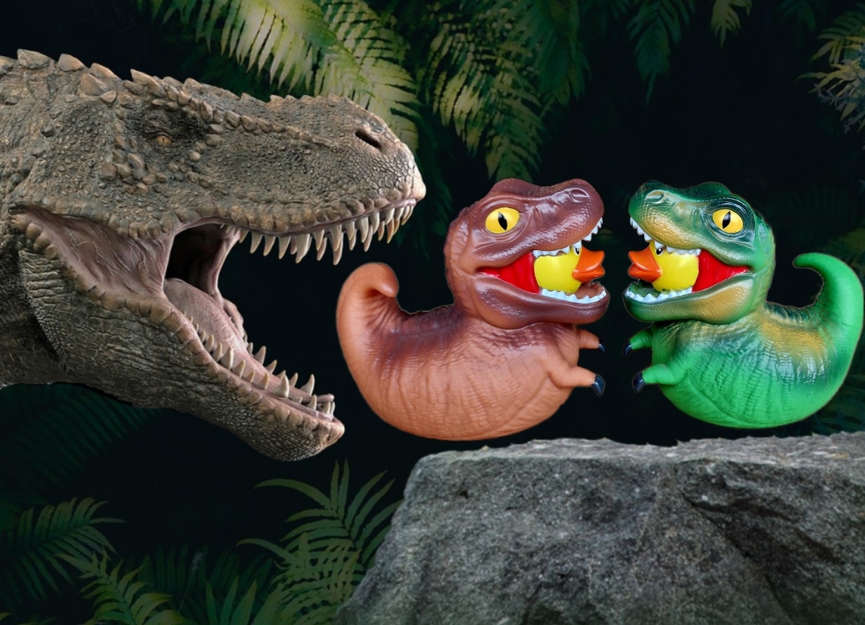 Badeend T-Rex groen F