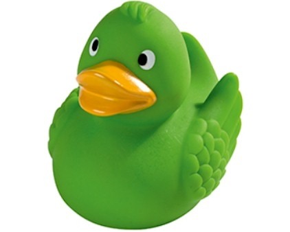 Rubber duck Ducky 7.5cm DR green