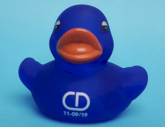 Badeend mini donkerblauw B