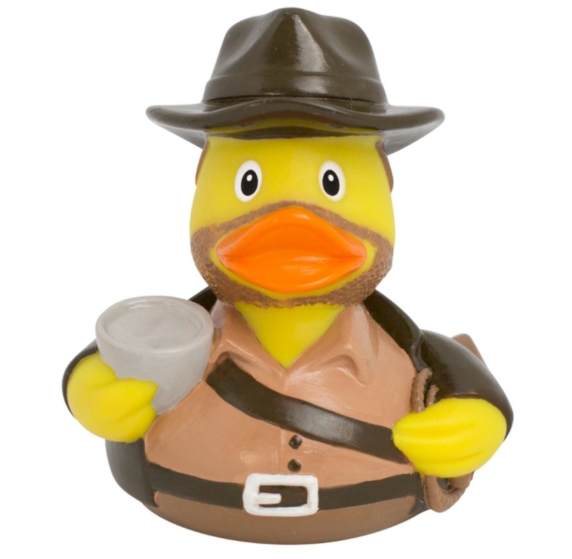 Rubber duck Indiana Jones LILALU