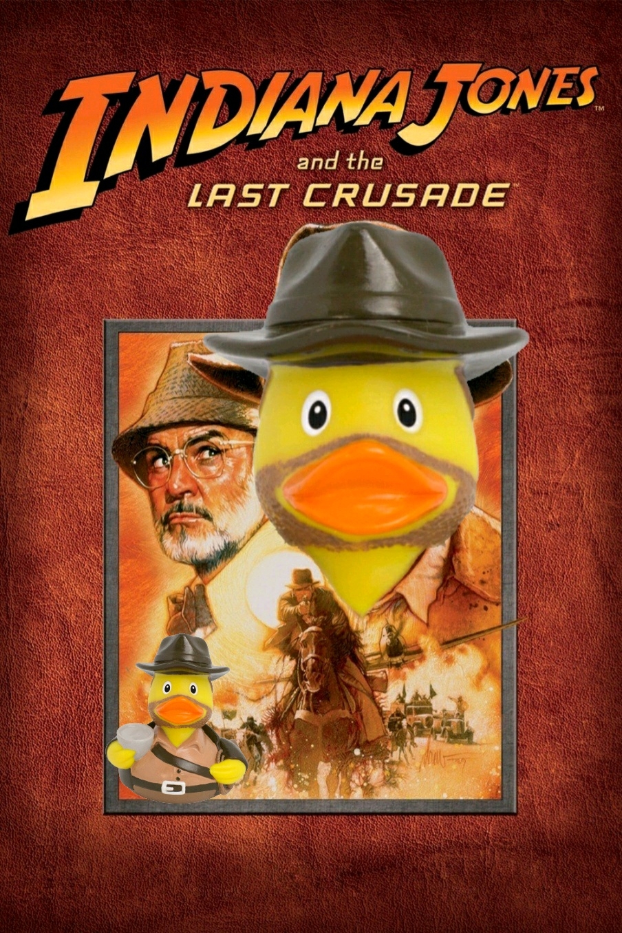 Rubber duck Indiana Jones LILALU
