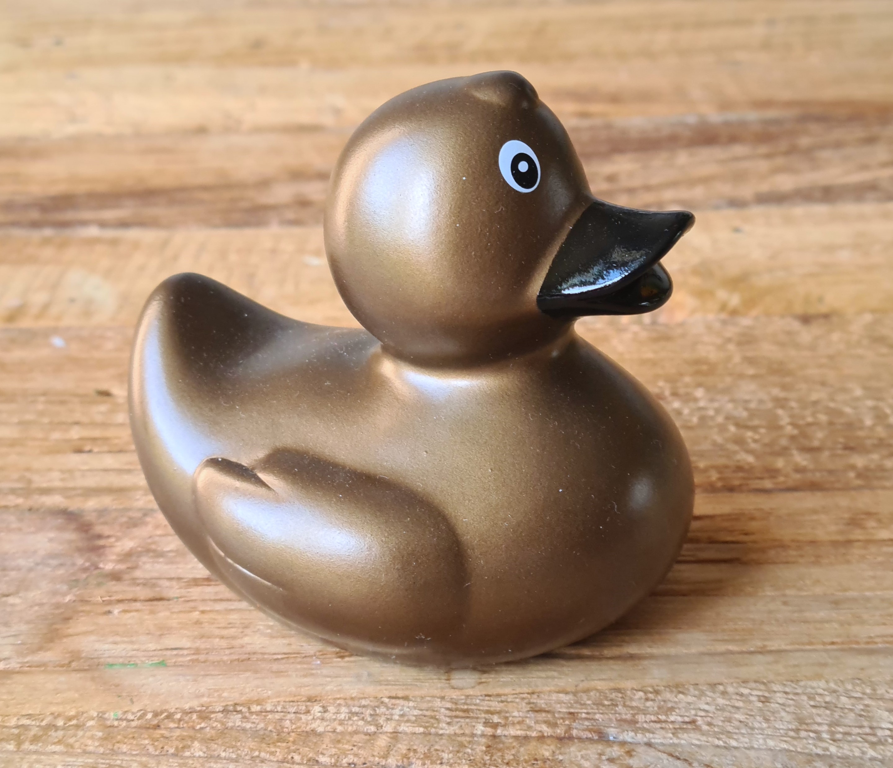 Rubber duck Bronze 8cm